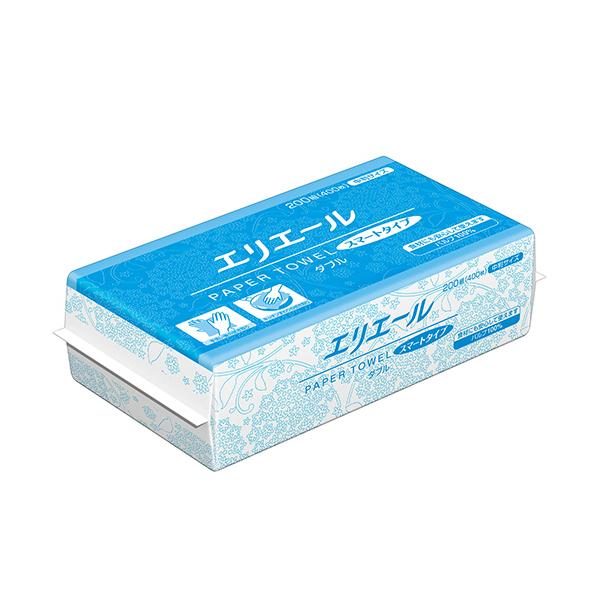 メーカー：大王製紙　 品番：Eスマ-トチW200  パルプ100％で2枚重ね。　　