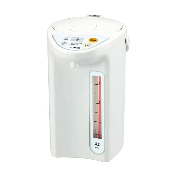 メーカー：タイガー魔法瓶  品番：PDR-G401W  蒸気量が少ない省スチーム設計。