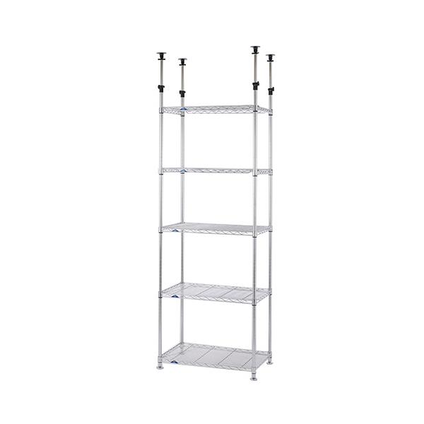 メーカー：ドウシシャ　品番：MMH76-5T　高さを活かした大量収納ラック！テレビやオーディオ・本類などをひとまとめに収納可能。