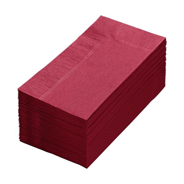 メーカー：ノーブランド　品番：2PLU-28C-W　テーブルをおしゃれに彩る2枚重ねのカラフルナプキン。