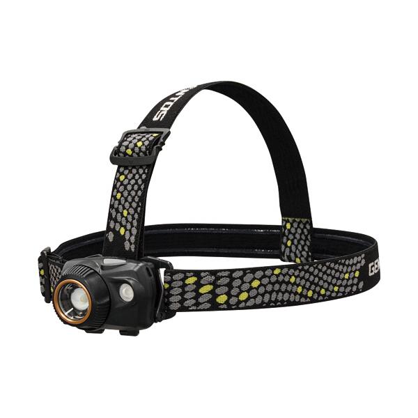 メーカー：ジェントス　 品番：WS-400H  ヘルメットに装着しやすい大きめバンドと小型ライト。　　