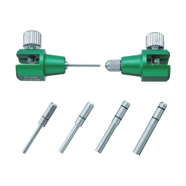 メーカー：新潟精機　品番：N-5AS　ノギスの外側ジョウに取り付ける事でポイント型ノギスとして使用できます。