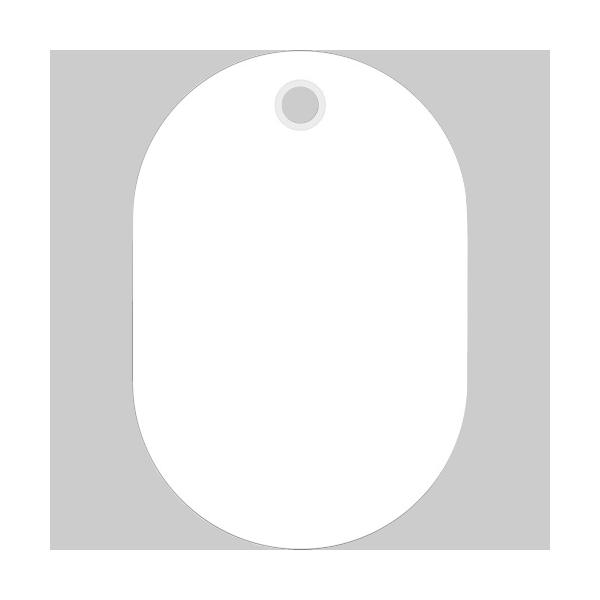 キーホルダーや番号札に好適です。