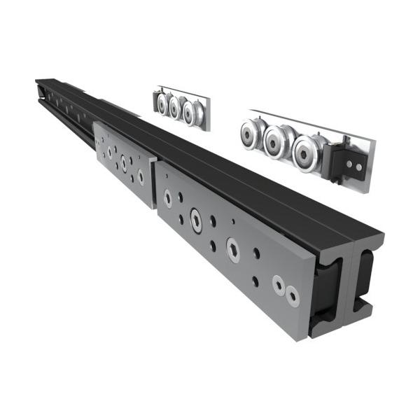 メーカー：スガツネ工業  品番：TLQ28-1170  ダブルボールベアリング内蔵のローラー式リニアスライドレールです。