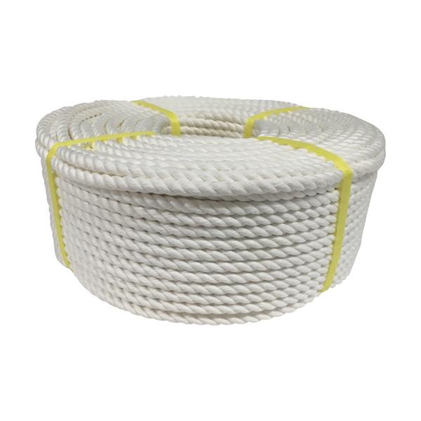 メーカー：ユタカメイク 　品番：V9-100   手触りがよく扱い易い、耐候性、耐久性に優れた強度の強いロープです。　　