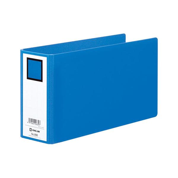 メーカー：キングジム 　品番：898   納品伝票から送り状まで、伝票整理はこれ１冊でＯＫ！　　とじ具は金属製パイプ式、とじ厚は５０ｍｍ、大量収納ができる環境配慮設計です。