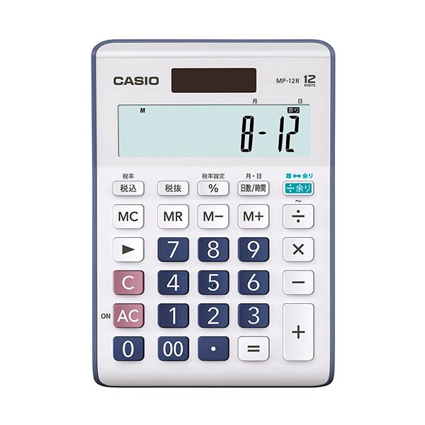 メーカー：カシオ   品番：MP-12R-N   調剤薬局や病院で活躍！便利な余り数の表示ができる電卓。