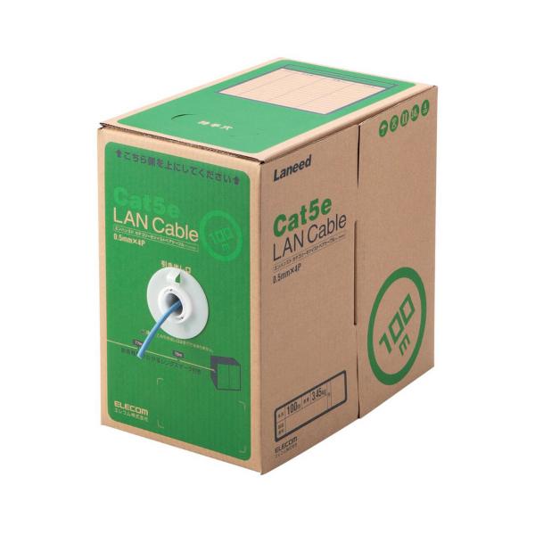 メーカー：エレコム 　品番：LD-CT2/BU100/RS   エンハンスド・カテゴリー5（Cat5e）対応のLANケーブル　　