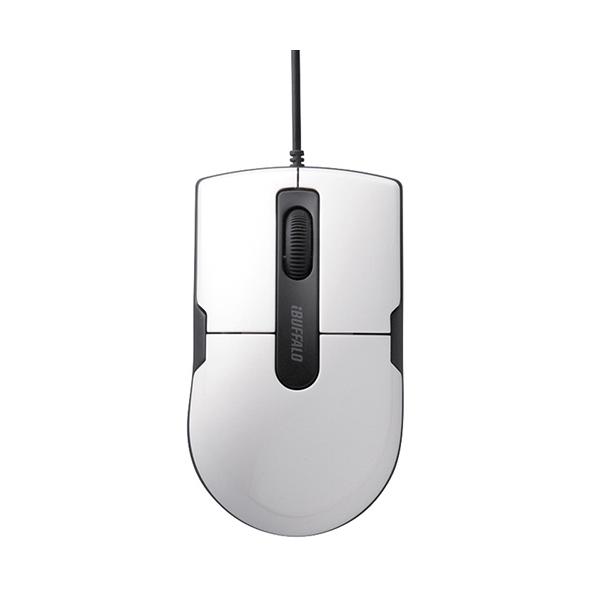 メーカー：バッファロー 　品番：BSMBU26SMWH   【有線タイプ】静音なのに確かなクリック感　　