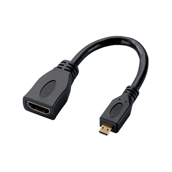 メーカー：エレコム   品番：AD-HDAD2BK   お持ちのHDMI（タイプA）ケーブルでデジタルカメラに接続できる。