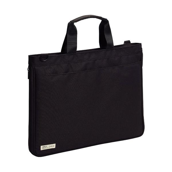 メーカー：リヒトラブ 　品番：A-7582-24   スリムに、ワイドに。　　＜マチ幅が変えられる＞<BR>商品の色はブラックになります。＜使用イメージ＞<BR>商品の色はブラックになります。