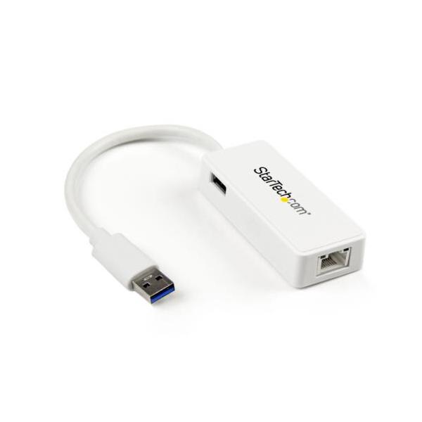 メーカー：ＳｔａｒＴｅｃｈ．ｃｏｍ　 品番：USB31000SPTW  単一のUSB 3.0ポートからギガビットイーサネット ポートとUSB 3.0パススルーポートをノートパソコンに追加　　＜コネクタ形状＞＜コネクタタイプ＞＜コネクタタイプ...
