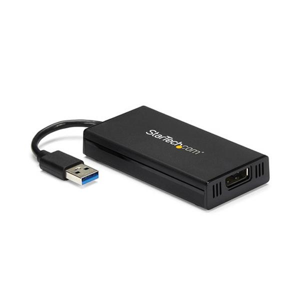 メーカー：ＳｔａｒＴｅｃｈ．ｃｏｍ 　品番：USB32DP4K   4K対応のUSB 3.0 アダプタでDisplayPort モニタをPCに接続　　