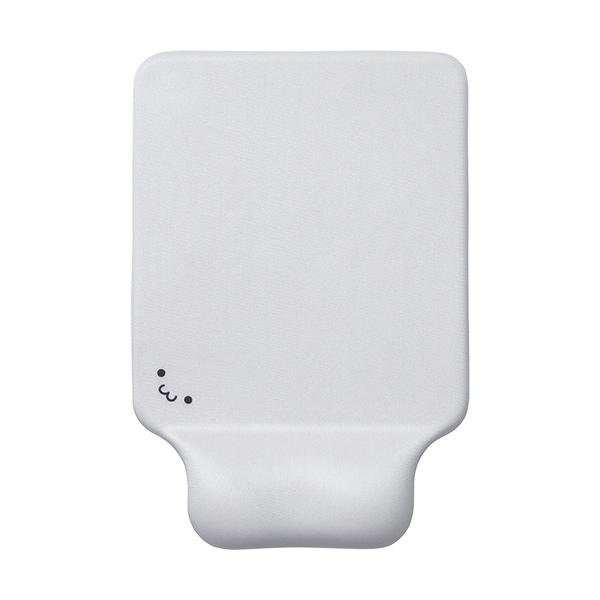 メーカー：エレコム　 品番：MP-GELWH  リストレスト部分に心地よい感触のゲル素材を使用したリストレスト付きマウスパッド。　　