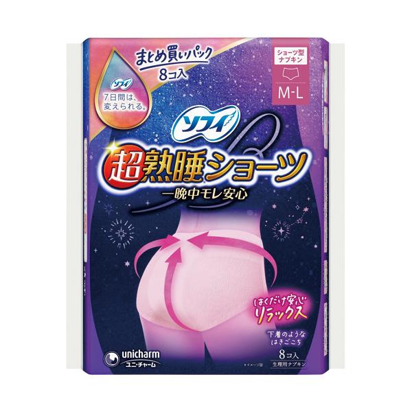 メーカー：ユニ・チャーム　 品番：415559  安心して、リラックスしたままぐっすり眠れるショーツ型ナプキン。　　