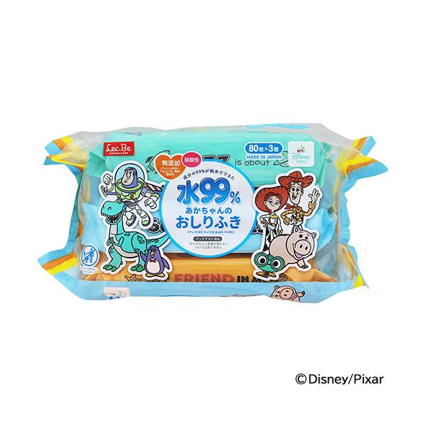 メーカー：レック　 品番：E01367  成分の99％が純水でできた日本製のおしりふきです。　　＜パッケージ記載＞