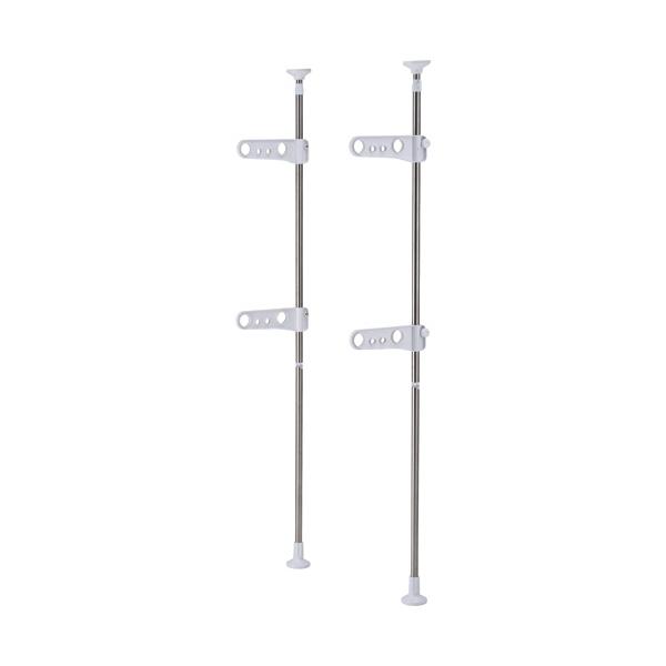 メーカー：天馬　 品番：811000445  ネジ・クギなどを使わず簡単に設置、床や天井にもやさしい設計。　　＜寸法＞