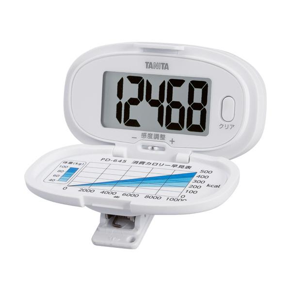 メーカー：タニタ   品番：PD645WH   大型表示で、入門ユーザーにも使いやすい。