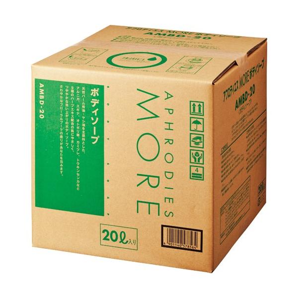 メーカー：イワタニ理化　品番：AMBD-20-C　天然パーム核油・ヤシ油主原料で、つややかな洗いあがりのボディーソープ