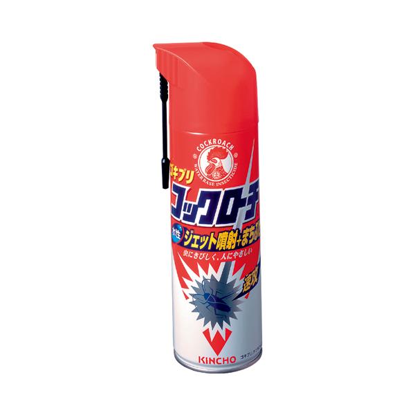 メーカー：大日本除蟲菊　ＫＩＮＣＨＯ　品番：スイセイコツクロ-チJ450ML　水性処方でべたつかない。飲食接客空間におすすめ　