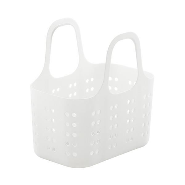 メーカー：サンカ　 品番：VOBM-DWH  取っ手がやわらかく、小物入れや浴用セットにもおすすめなサイズ。　　＜使用イメージ＞＜使用イメージ＞＜使用イメージ＞＜使用イメージ＞