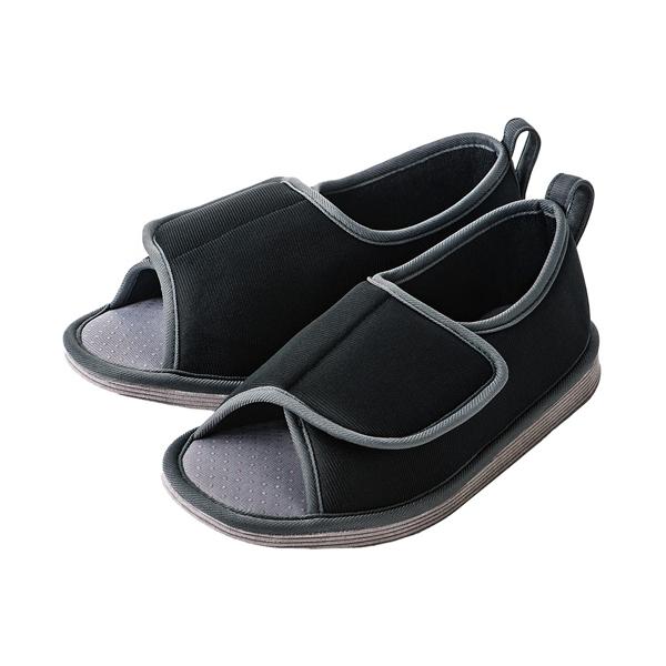 メーカー：竹虎　品番：091295　リスクマネジメントの観点から転倒リスクを軽減。シューズ型なのでスリッパのように脱げて転倒することを予防。<br>