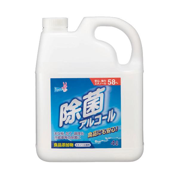 メーカー：友和   品番：ジヨキンアルコ-ルスプレ- ギヨウムヨウ4L   エタノールで強力除菌！