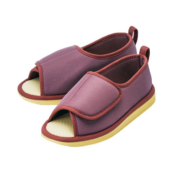 メーカー：竹虎　品番：091196　リスクマネジメントの観点から転倒リスクを軽減。シューズ型なのでスリッパのように脱げて転倒することを予防。<br>