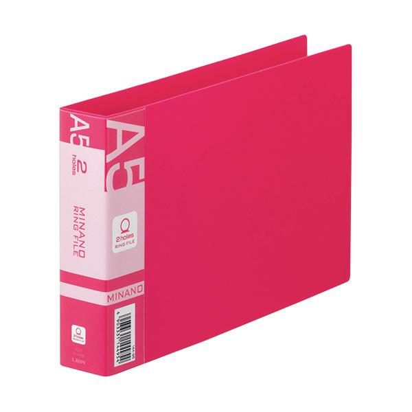 メーカー：ライオン事務器   品番：RF-226Mレツド   スタンダードタイプのリングファイル。