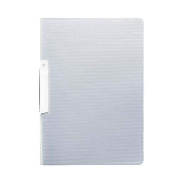 メーカー：オリジナル 　品番：SCF-A4S-W   クリップを回転させるだけで簡単ファイリング！　　＜キズが目立ちにくいスーパーライン加工＞スライドさせずに回転させるので、わずかな力でとじられる。<BR>商品の色は白になります。