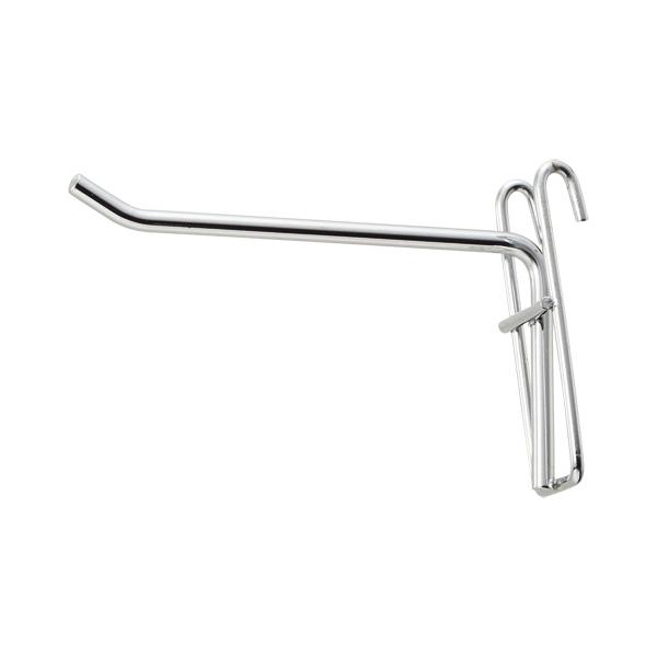 メーカー：店研創意　ストア・エキスプレス 　品番：6470-90304   スチール製のネットフックです。　　＜使用イメージ＞