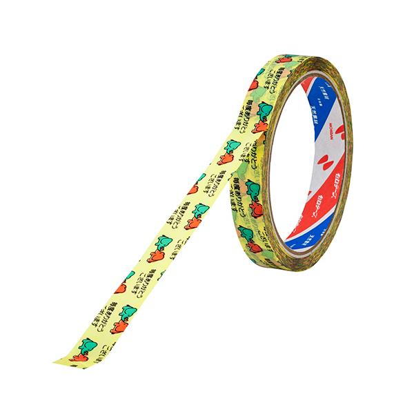 メーカー：ニチバン　 品番：ST-3  店舗での包装作業やお買い上げシールとして、ご家庭での封かんや、ラッピング作業に　　＜柄アップ＞＜パッケージ＞