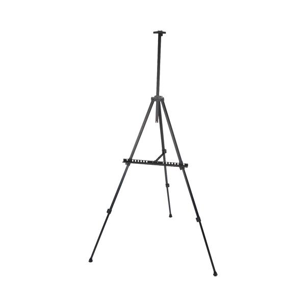 メーカー：アスト 　品番：747212   軽量で丈夫なアルミ製のイーゼル。　　＜収納ケース付＞＜使用イメージ＞