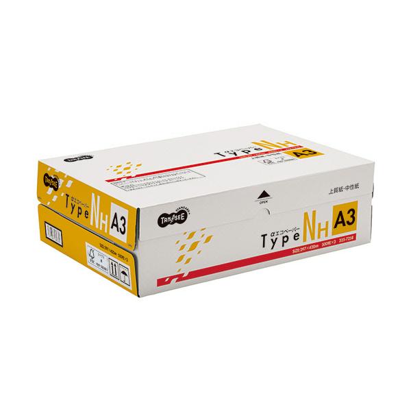 メーカー：オリジナル　品番：AENH-A3　ナチュラル色タイプで目にやさしい自然な白さ、国産のPPC用紙。