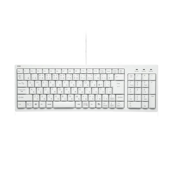 メーカー：サンワサプライ  品番：SKB-KG2WN2  【有線タイプ】立てかけられ、省スペース。