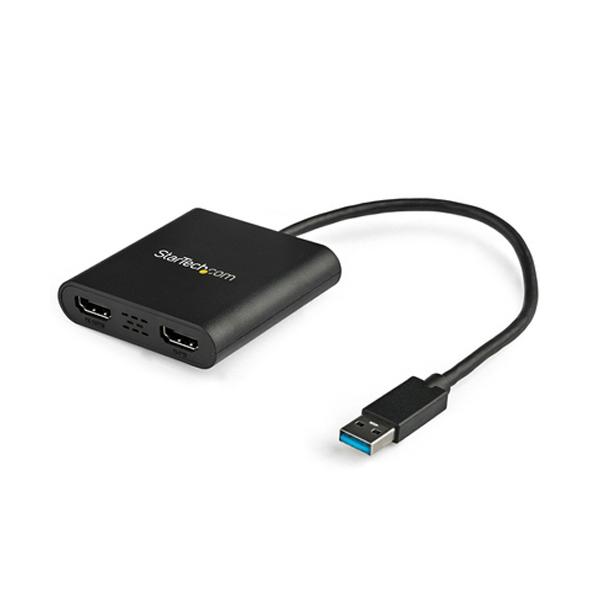 メーカー：ＳｔａｒＴｅｃｈ．ｃｏｍ 　品番：USB32HD2   USB 3.0-デュアルHDMIアダプタでデスクトップ画面を拡張　　