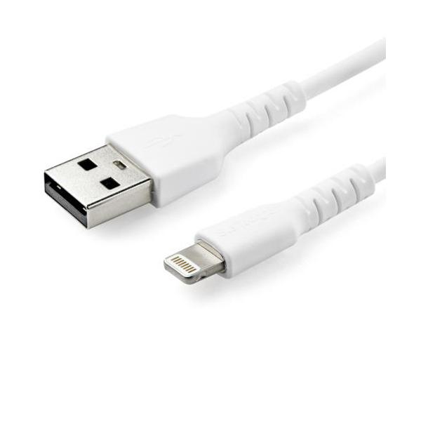 メーカー：ＳｔａｒＴｅｃｈ．ｃｏｍ  品番：RUSBLTMM1M  モバイル機器の充電・同期用USB - Lightningケーブル。
