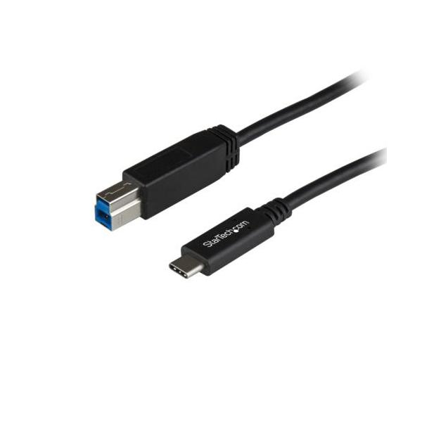 メーカー：ＳｔａｒＴｅｃｈ．ｃｏｍ  品番：USB31CB1M  USB 3.1/3.0（タイプB）対応デバイスをUSB-C対応ホストに接続