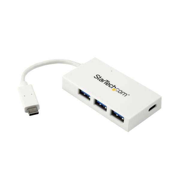 メーカー：ＳｔａｒＴｅｃｈ．ｃｏｍ  品番：HB30C3A1CFBW  ノートパソコンのUSB Type-CポートをUSB Type-Aポート（5Gbps）3口とUSB Type-Cポート1口に変換