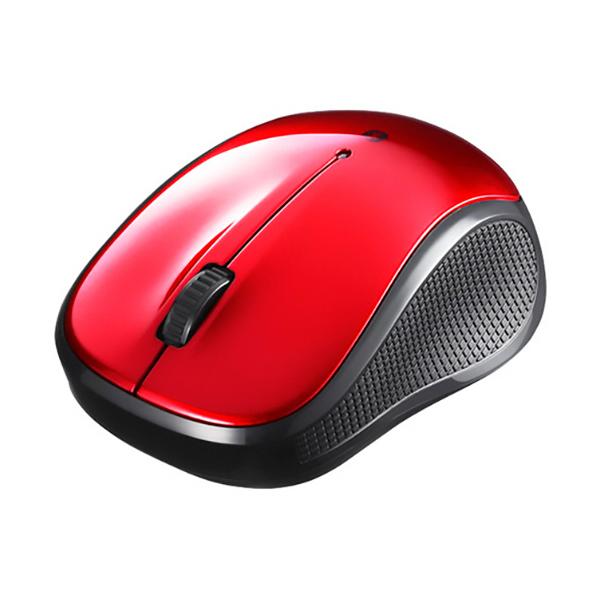 メーカー：バッファロー 　品番：BSMBB100RD   【無線タイプ】タブレットや薄型PCに適した、Bluetoothマウス　　