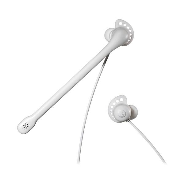 メーカー：オーディオテクニカ  品番：ATH-202COMWH  クリアな音声で、快適に人とつながる。