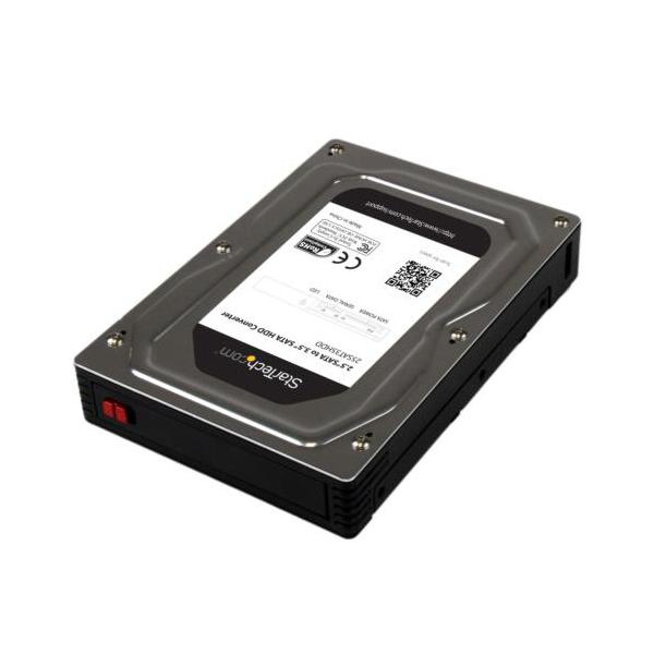 メーカー：ＳｔａｒＴｅｃｈ．ｃｏｍ 　品番：25SAT35HDD   2.5インチSATA HDD/SSDを3.5インチSATAドライブに変換　　＜パッケージ内容＞