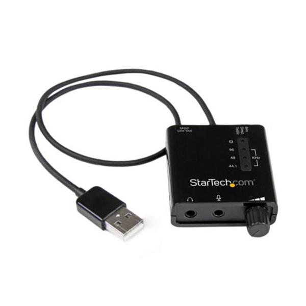 メーカー：ＳｔａｒＴｅｃｈ．ｃｏｍ　 品番：ICUSBAUDIO2D  USB経由でSPDIFデジタルオーディオ出力機能と標準型3.5mmオーディオ / マイク接続機能をお使いのシステムに追加します　　＜パッケージ＞