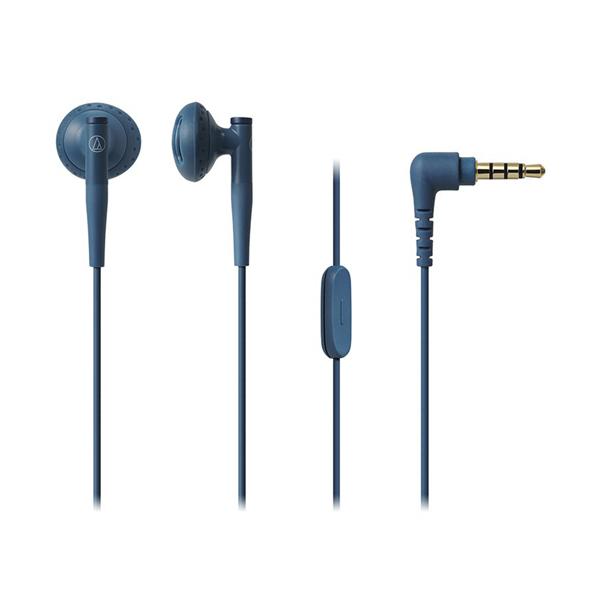 メーカー：オーディオテクニカ　 品番：ATH-C200IS BL  耳に心地いい音楽と通話が高音質で楽しめるスマートフォン用インナーイヤーヘッドホン。　　