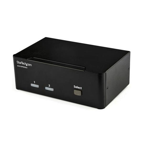 メーカー：ＳｔａｒＴｅｃｈ．ｃｏｍ　 品番：SV231DPDDUA2  1台のワークステーションから2台のデュアルモニタ接続コンピュータにアクセスしUSB周辺機器を共有　　＜セット内容＞