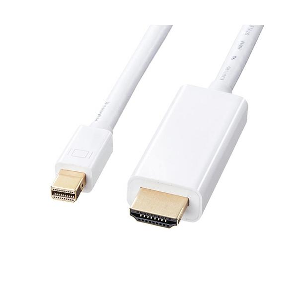 メーカー：サンワサプライ　 品番：KC-MDPHDA20  ミニDisplayPortのパソコンとHDMIのディスプレイをアダプタなしで直接接続することができるケーブル。　　＜パッケージ＞
