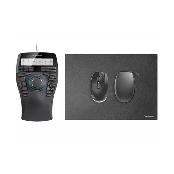 メーカー：３Ｄコネクション 　品番：SMEK2(3DX-700135)   SpaceMouse Enterprise、CadMouse Pro Wireless、CadMouse Padのセット品。　　＜SpaceMouse Enterp...