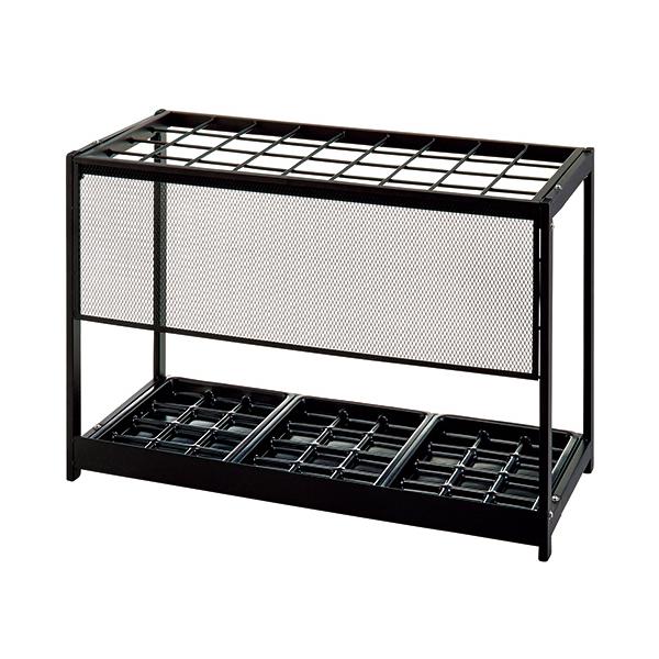 メーカー：オリジナル 　品番：TFUS-36-B   傘をスッキリ見せる幕板付、塗装にひと手間かけて丈夫で長持ち。　　錆に強いカチオン電着塗装と粉体塗装で衝撃に強く丈夫で長持ち。<BR>商品の色はブラックになります。＜折りたたみ...