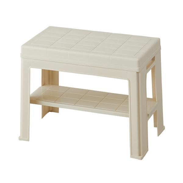 メーカー：吉川国工業所　 品番：219981  コンパクトなのに座れる収納！　　腰掛としても使用できる。座面を外して小物等の収納も可能。＜使用イメージ＞＜使用イメージ＞