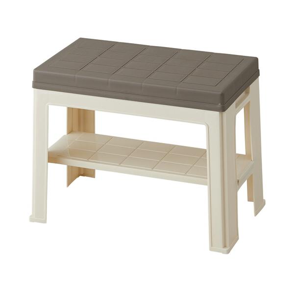 メーカー：吉川国工業所　 品番：219998  コンパクトなのに座れる収納！　　腰掛としても使用できる。座面を外して小物等の収納も可能。＜使用イメージ＞＜使用イメージ＞